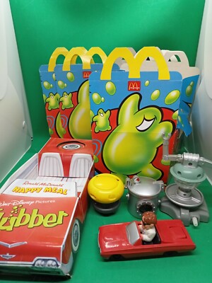 MCDONALD’S DISNEY FLUBBER 1998 Happy Meal Complete Set plus boxes £6.00 ...