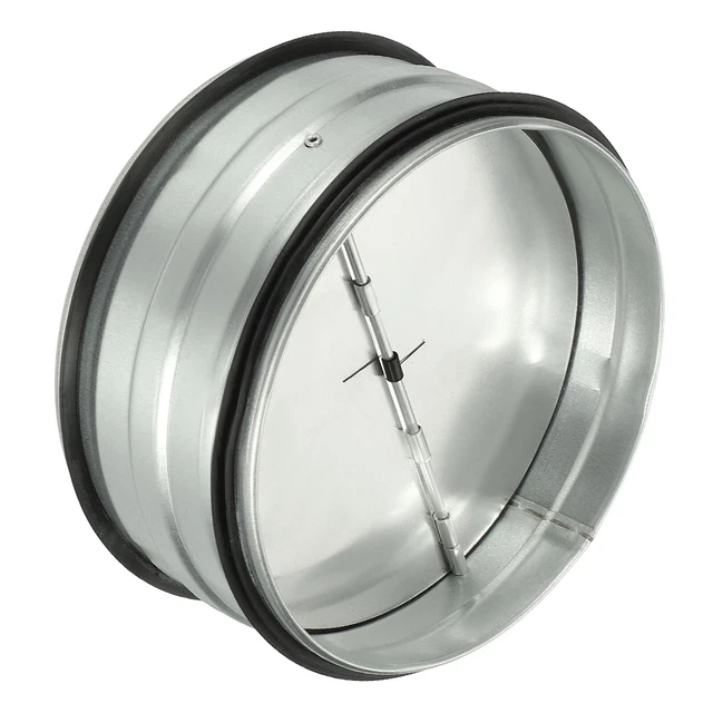 6 INCH BACKDRAFT Damper, 1 Pcs One-Way Airflow Duct Draft Shutter ...