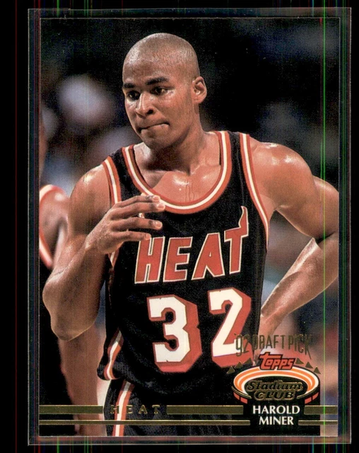 1992-93 STADIUM CLUB Harold Miner recrue Miami Heat #317 EUR 1,33 ...