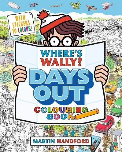 MARTIN HANDFORD WHERE'S Wally? Days Out: Colouring Book (Poche) Where's ...