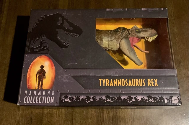 MATTEL JURASSIC PARK Hammond Collection Tyrannosaurus Rex Action Figure ...