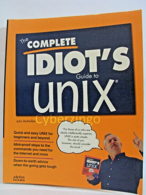 THE COMPLETE IDIOTS Guide To UNIX Vintage 1995 PREOWNED $10.68 - PicClick