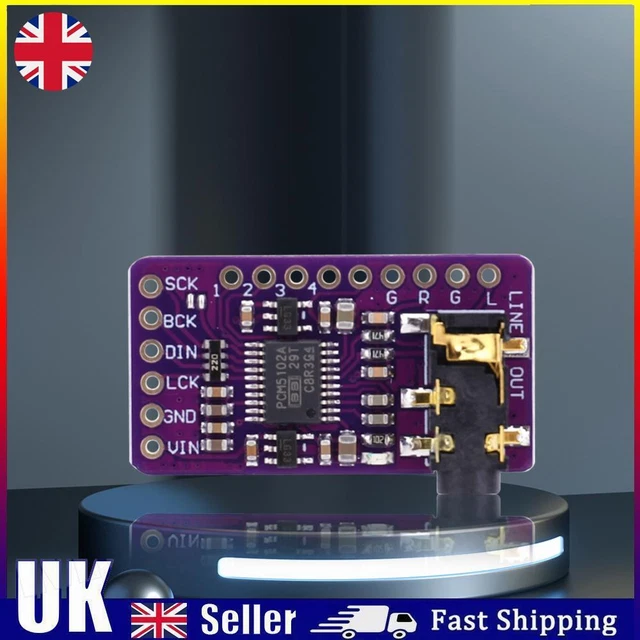 INTERFACE I2S PCM5102A DAC Decoders Useful DAC Decoder Module for Raspberry Pi £8.49 - PicClick UK