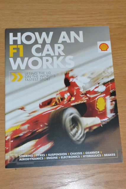 &HOW AN F1 car works"; Simple guide from Shell and Ferrari; 2005 ...