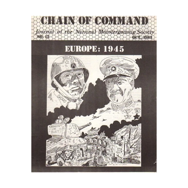 NATIONAL MONSTERGAMING CHAIN of Command #13 "War in Europe Scenario ...