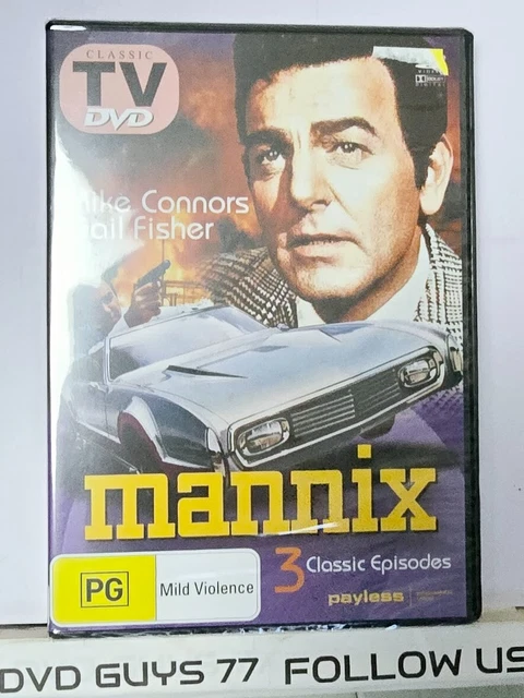 MANNIX - 3 Classic Episodes (DVD, 1967)- DVD - Region 4 $7.15 - PicClick AU
