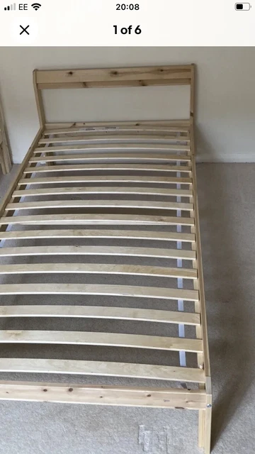 IKEA NEIDEN BED frame, pine, Single bed frame £15.00 - PicClick UK