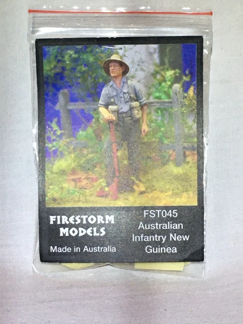 MAQUETTE MODEL, 1/35 resin figure Firestorm Models New Guinea ...
