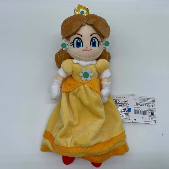 SUPER MARIO PRINCESS Daisy Plush Soft Toy Doll Teddy 10" £12.60 ...