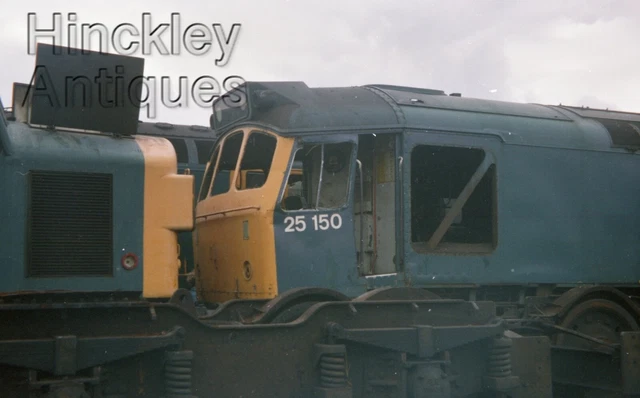 35MM NEGATIVE BR British Railways Diesel Loco Class 25 25150 at Derby 1982 £3.99 - PicClick UK