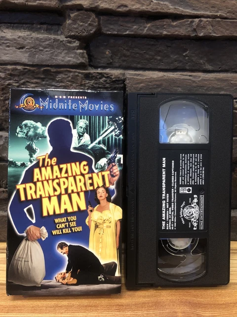 THE AMAZING TRANSPARENT Man (VHS) MGM Midnight Movie Horror/SciFi £4.69 ...