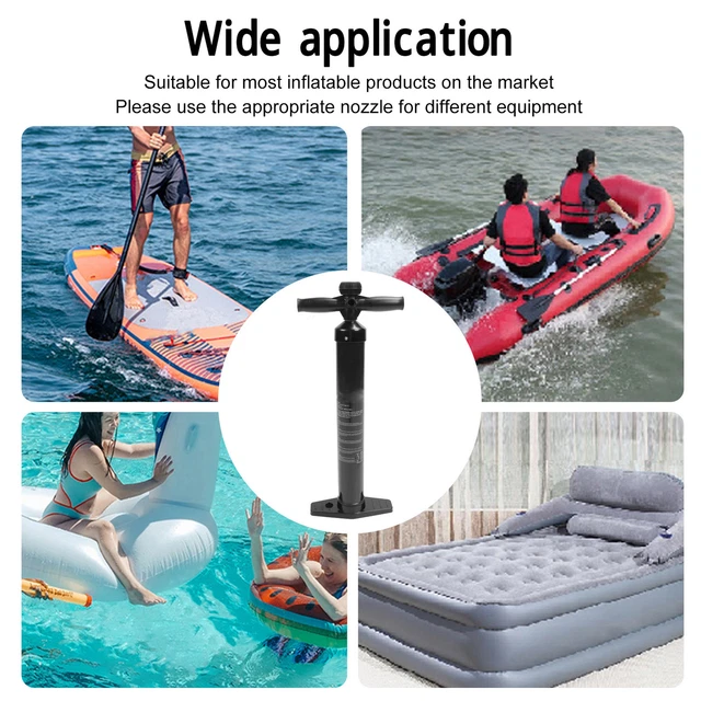 MANUAL HAND PUMP For Inflatables Precise Pressure Gauge Convertible ...