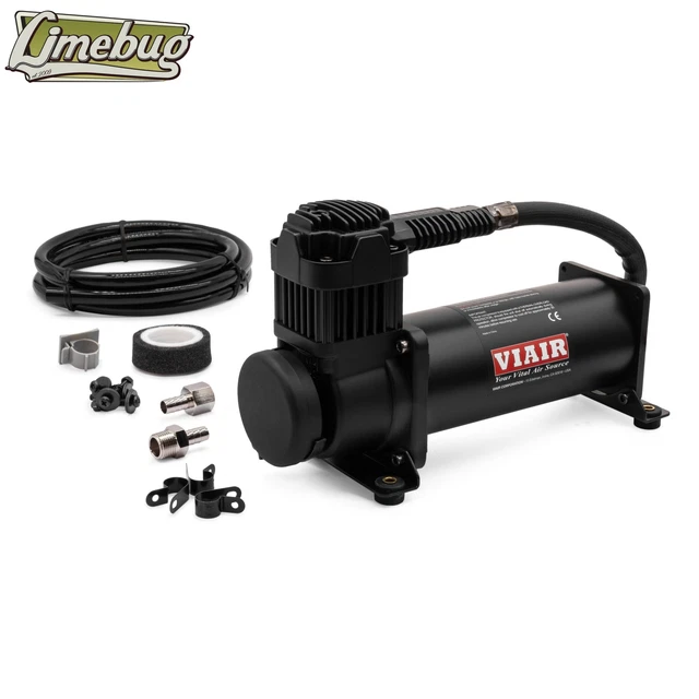 CLASSIC VIAIR STEALTH Black 444C Air Compressor (200PSI) VW £188.49 - PicClick UK