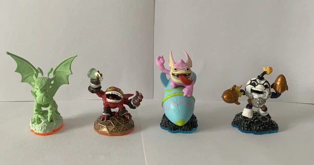 RARE SKYLANDERSBUNDLE-POP FIZZ,KICKOFF Countdown,paintable Cynder ...