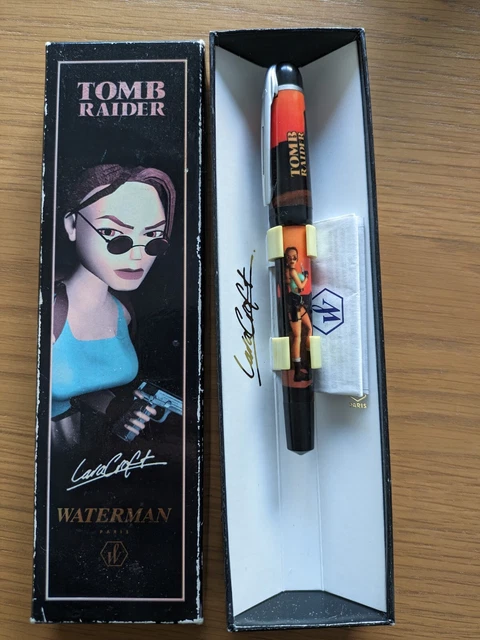 WATERMAN KULTUR LARA Croft, Tomb Raider, Fountain Pen £30.00 - PicClick UK