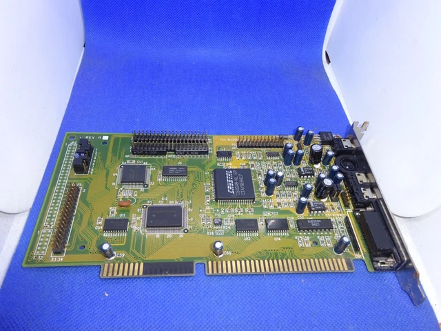CARTE SON CRYSTAL Sound Blaster Sc-600 Yamaha Opl Ymf262-M 16 Bits Isa ...