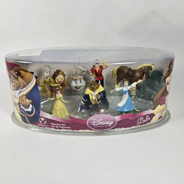 BELLE BEAUTY & The Beast Figurine Figure Set Disney Store Princess ...