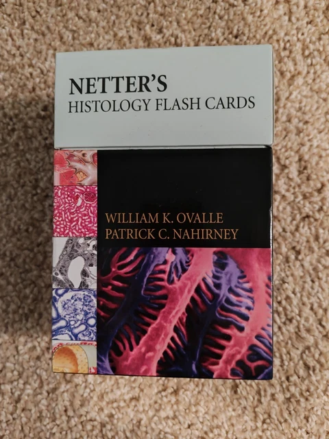 NETTER'S HISTOLOGY FLASH Cards by William K. Ovalle,Patrick C. Nahirney ...