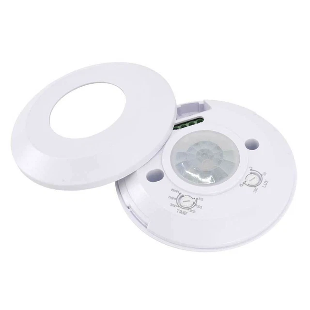 SURFACE MOUNT PIR Ceiling Occupancy Motion Sensor Detector Light Switch ...