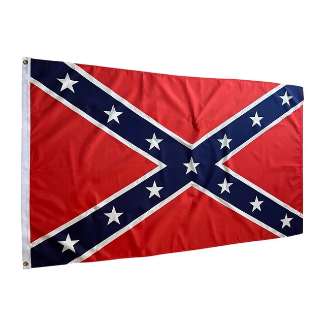 CIVIL WAR 1ST NATIONAL CONFEDERATE STAR FLAG 90x150cm Historical Banner ...