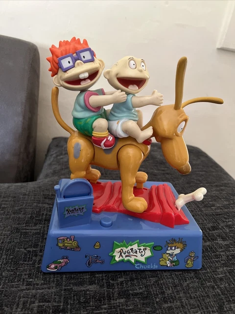 RUGRATS ELECTRONIC COIN Bank Nickelodeon 1997 Viacom Open Box Tommy ...