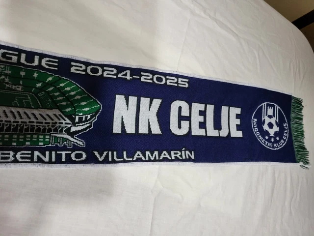 Bufanda Match Oficial Conference League Real Betis Balompie Y Nk Celje