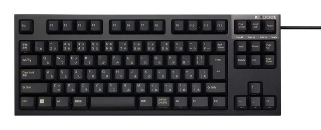 REALFORCE R3S TASTIERA numerica cablata keles 45g sequenza giapponese nero R3SC11 EUR 194,03 ...