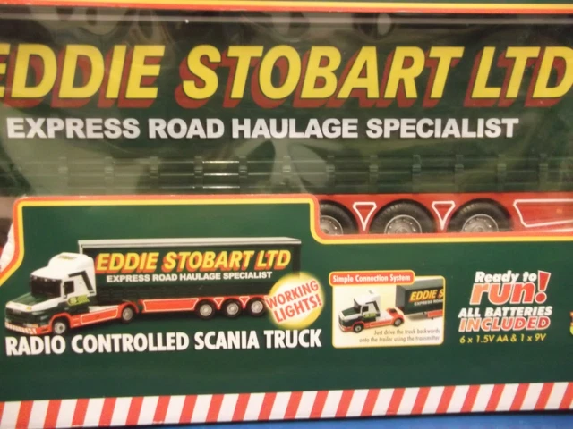 SCANIA EDDIE STOBART Remote Control Articulated Lorry / Truck 1:18 ...