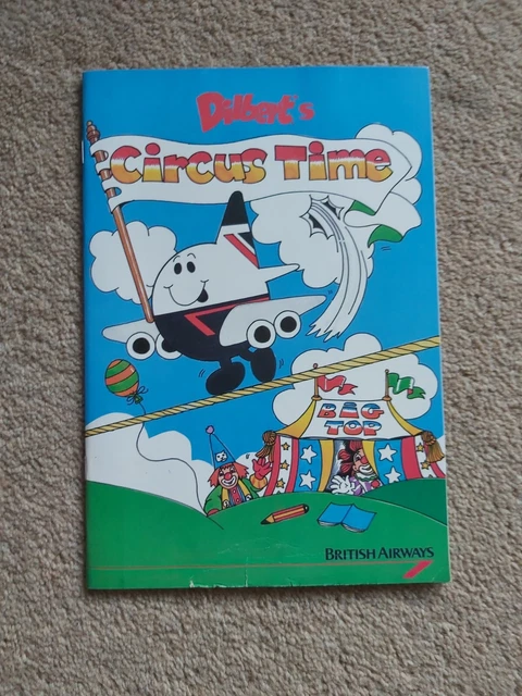 DILBERT'S CIRCUS TIME British Airways 1985 Puzzle Book - Vintage £3.00 ...