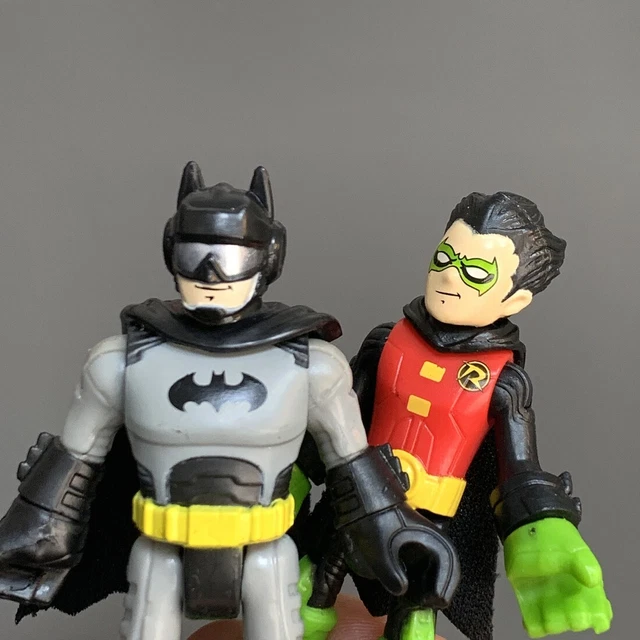 FISHER-PRICE IMAGINEXT DC Super Friends Batman Robin From Clay Face ...
