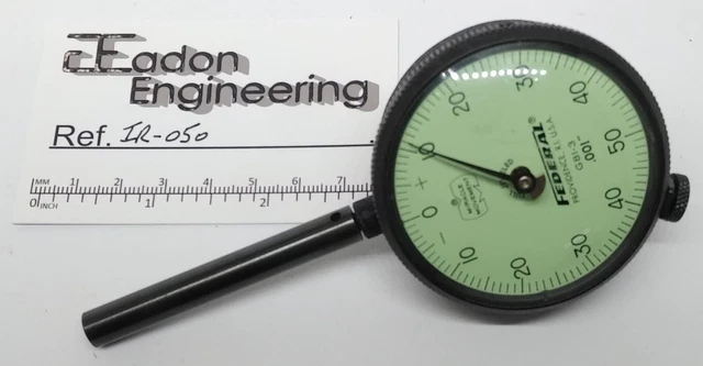 BACK PLUNGER TYPE Imperial Dial Test Indicator (DTI) by Federal, USA ...