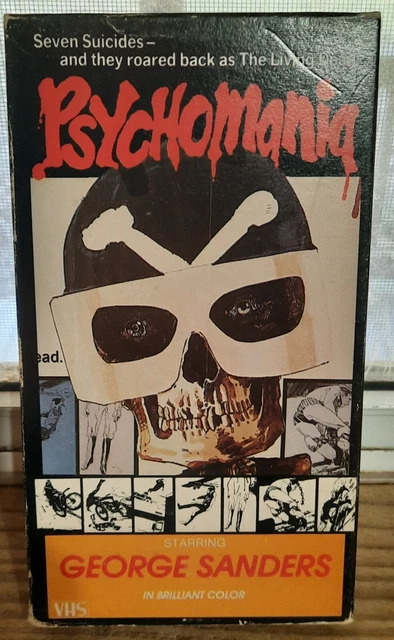 PSYCHOMANIA VHS 1971 Horror Biker Cult Rare VHS Case £19.06 - PicClick UK