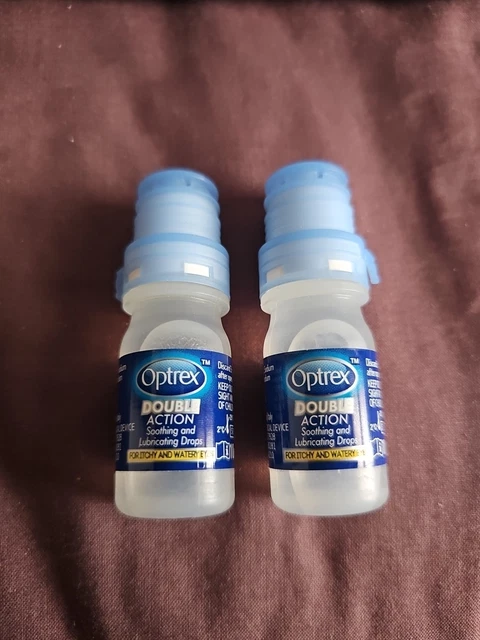 OPTREX DOUBLE ACTION Eye Drops Expiry 10/2025 £5.43 - PicClick UK