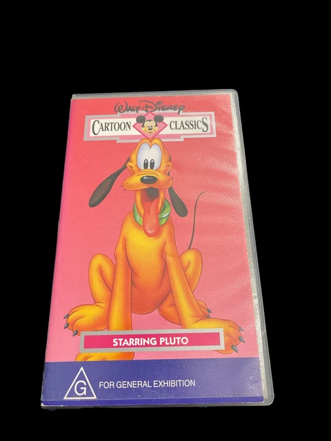 DISNEY PLUTO CARTOON classics vhs $5.00 - PicClick AU