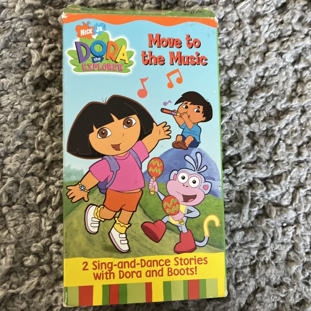 NICK JR. DORA the Explorer: Move to the Music | Kids' VHS | 2002 $14.00 ...