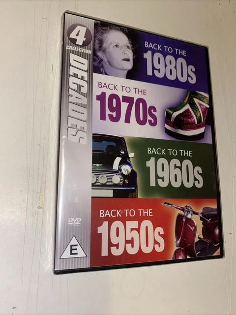 BACK TO THE 80s, 70s, 60s, 50s: Brand New & Sealed DVD - Cert E - Free ...