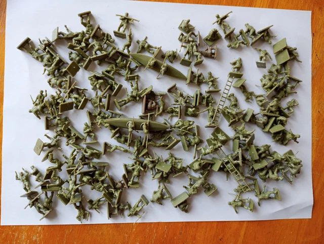 150 VINTAGE AIRFIX Ww2 British Army Commandos 1/72 Scale Figures £7.50 ...