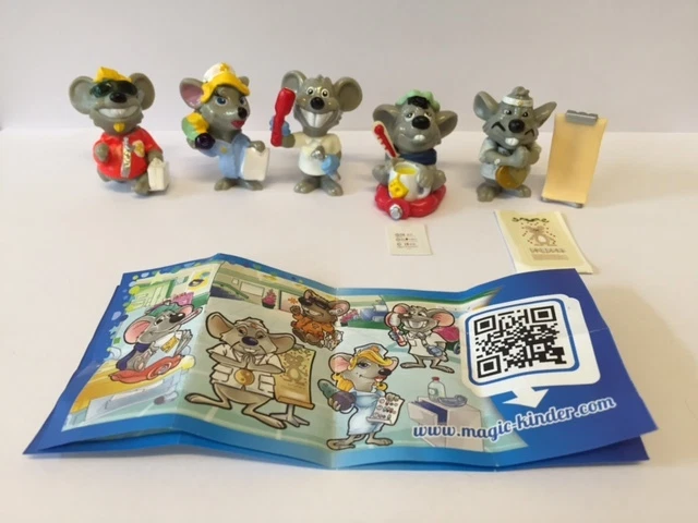 KINDER SURPRISE MOUSE Doctors Limited Edition Complete Set Of 5 CHINA ...
