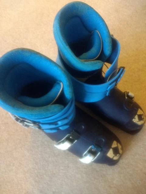 DYNAFIT WOMENS LADIES Retro Vintage blue Ski Boots - UK6/7 £19.99 ...