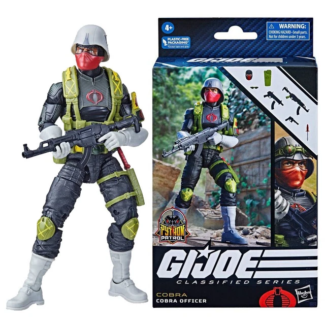 HASBRO G.I GI Joe Classified Series Python Patrol Cobra Officer 6 ...