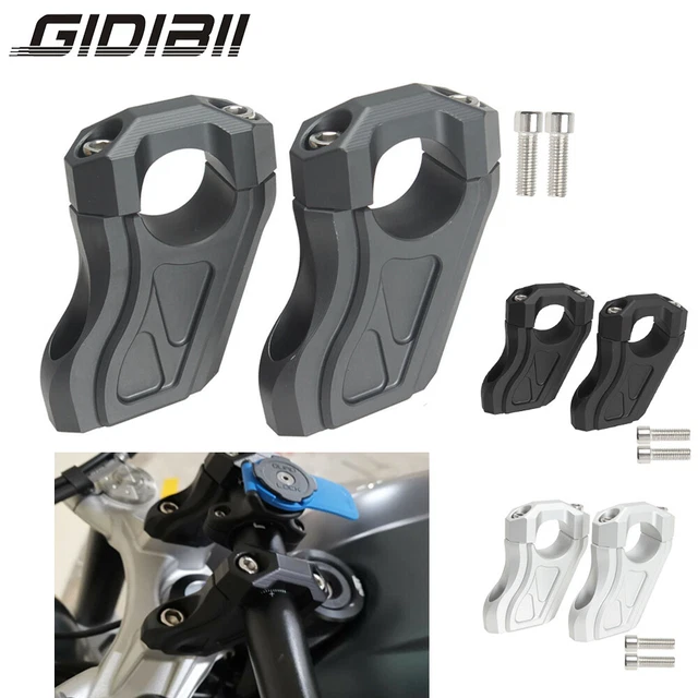 LENKERERHÖHUNG HANDLEBAR RISERS For BMW R Nine T 2014-20 Mounts Clamps ...