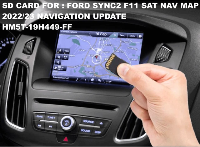 FORD SYNC2 F11 Sat Nav Map Sd Card 2022/23 Navigation Update Hm5T ...