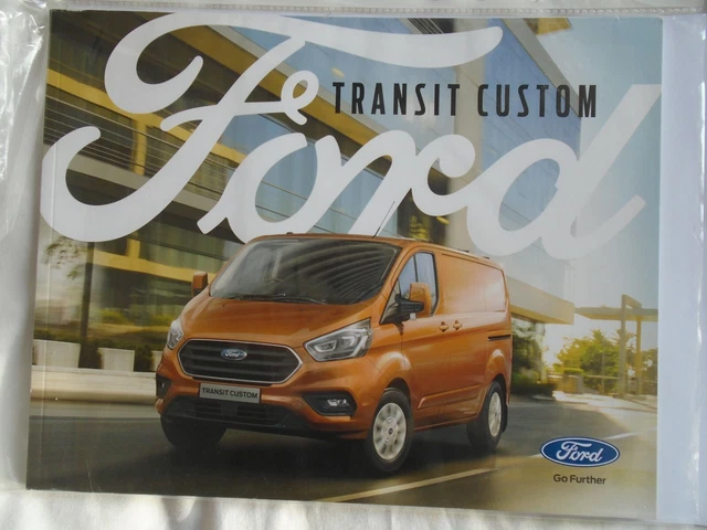 FORD TRANSIT CUSTOM range brochure Jan 2018 UK market £5.50 - PicClick UK