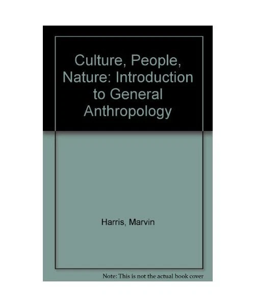 CULTURE, PEOPLE, NATURE: Introduction to General Anthropology, Harris, Marvin EUR 75,64 ...