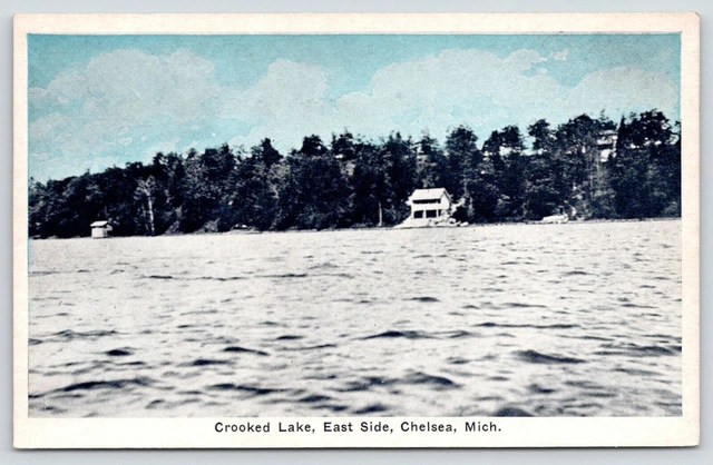 CHELSEA MICHIGAN~CROOKED LAKE~TWO Story Cabin on Lakefront~East Side ...