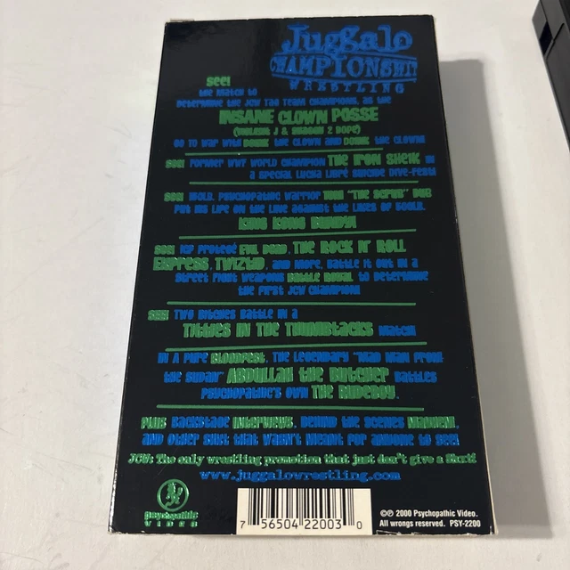 ICP JCW TWIZTID Psychopathic Records Juggalo Championshit Wrestling Vol ...