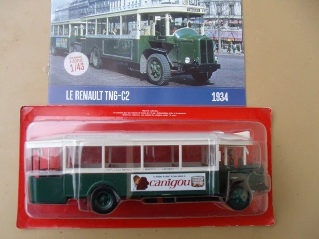 RENAULT TN 6 RATP Bus Coach du Monde year 1934 1/43 NIB No. 29 £45.24 ...