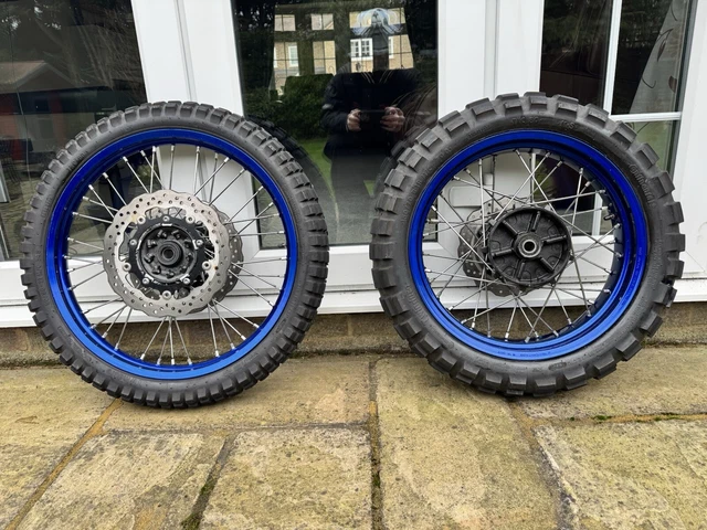 YAMAHA XT 700 Tenere Blue Wheel set front rear + Continental TKC 80 ...
