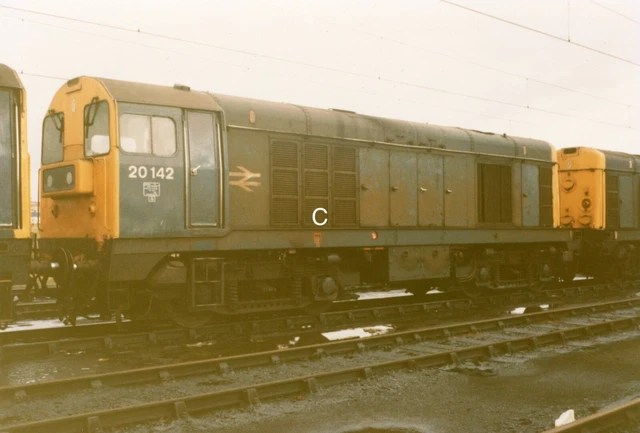 BRITISH RAILWAY B.R Photograph - Class 20 20142 At Bescot 25/10/1986 £3 ...