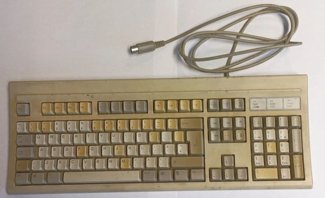 VINTAGE AASHIMA AT / 5 Pin DIN Keyboard UK Layout – SK-710W - GYUR29SK ...